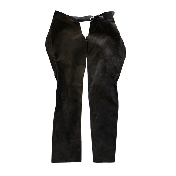 Unbranded | Pants | Vintage Batwing Western Cowboy Zip Up Brown Suede ...